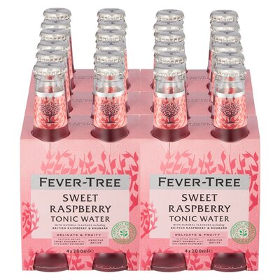 Fever-Tree Raspberry & Rhubarb Tonic Water 24 x 200ml | PnP