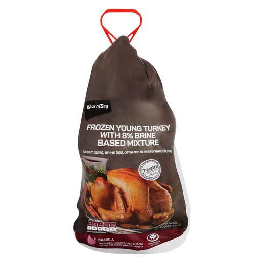 PnP Frozen Young Turkey with 8% Brine Based Mixture | PnP