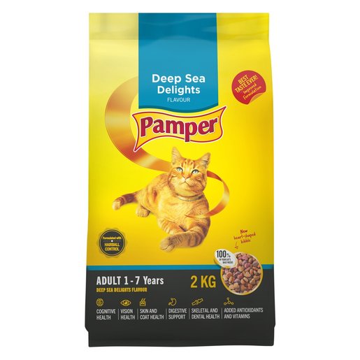 Pamper Dry Cat Food Deep Sea Delight 2kg | PnP