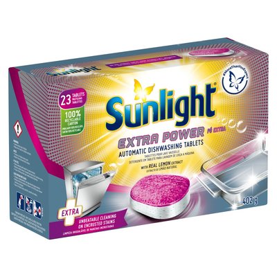 Sunlight Expert Extra Power Auto Dishwashing Tablets 23 Pack | Smart ...