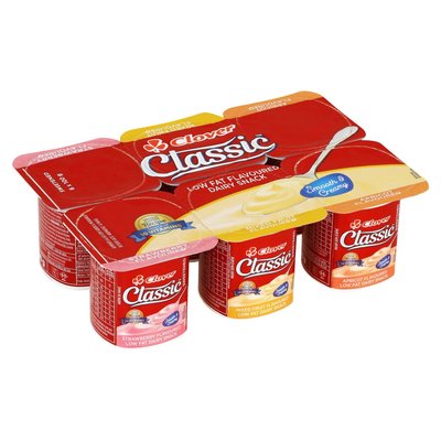 Clover Low Fat Smooth Mix Fruit Dairy Snack 6 x 100g | Smart Price ...
