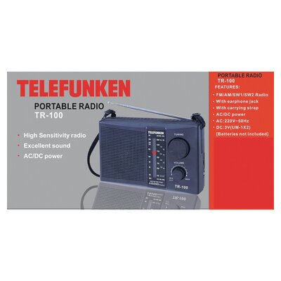 Telefunken 4 Band Portable Radio | Smart Price Specials | PnP Home