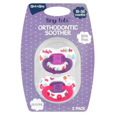 PnP Tiny Tots Soother 18-3 Months 2 Pack | PnP