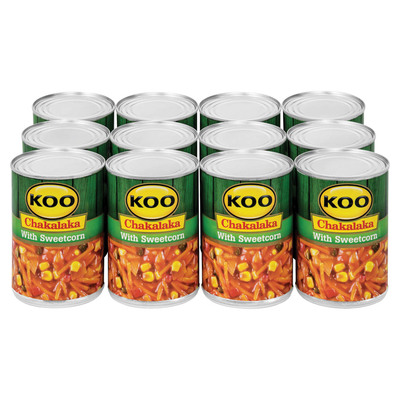 Koo Chakalaka with Sweetcorn 410g x 12 | Smart Price Specials | PnP Home