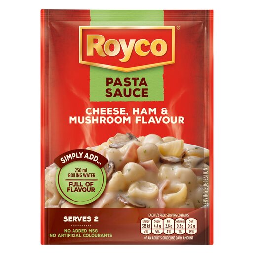 Royco Pasta Sauce Cheese Ham & Mushroom 45g | PnP