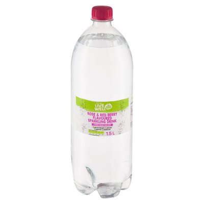Live Well Rose & Red Berry Flavoured Sparkling Drink 1.5L | PnP