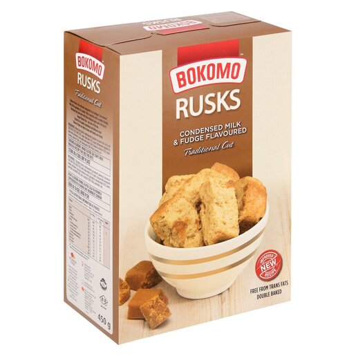 Bokomo Condense Milk And Fudge Rusks 450g | PnP