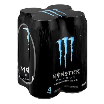 Monster Absolutely Zero Energy Drink 4 x 500ml | PnP
