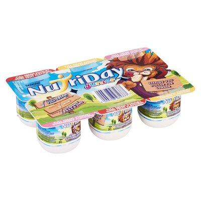 Danone Nutriday Junior Full Cream Smooth Strawberry, Mixed Fruit ...