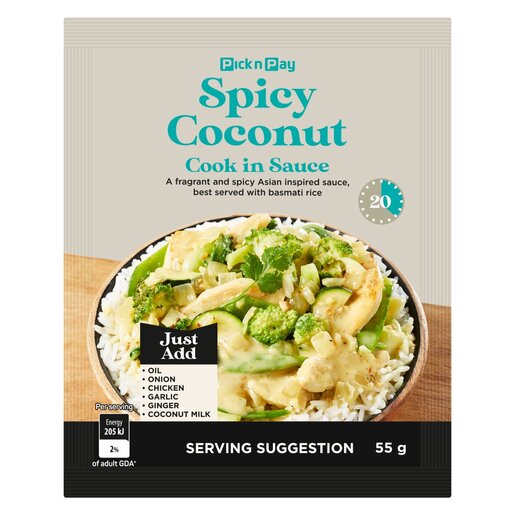 PnP Spicy Coconut Cook In Sauce 55g | PnP