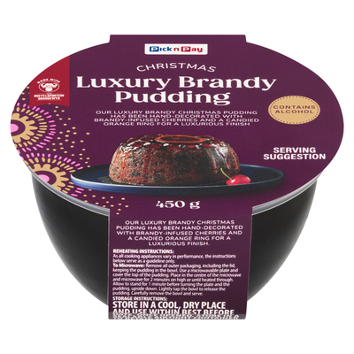 PnP Christmas Luxury Brandy Pudding 450g | PnP