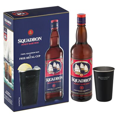 Squadron Rum Gift Set 750ml | PnP