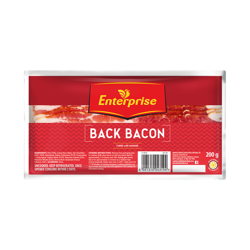 Enterprise Back Bacon 200g | PnP