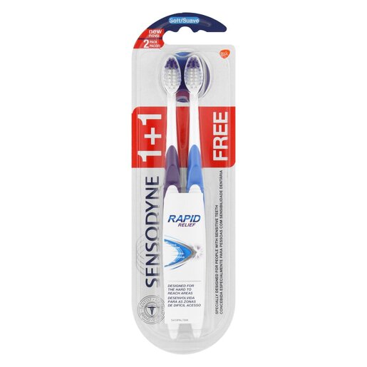 Sensodyne Rapid Relief Toothbrush 2 Pack | PnP