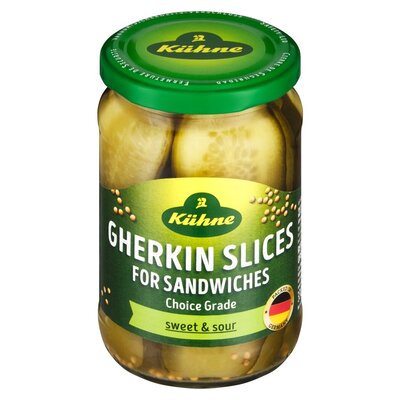 Kuhne Gherkin Sliced Sweet & Sour Sandwich 330g | PnP
