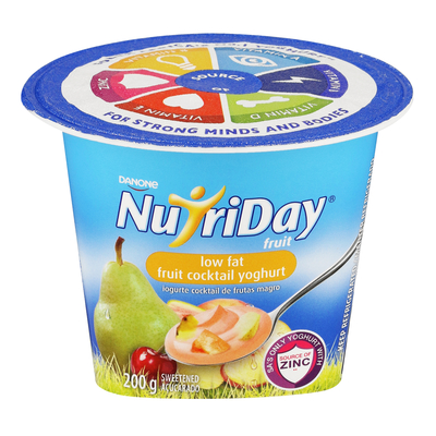Danone Nutriday Low Fat Fruit Cocktail Fruit Yoghurt 200g | PnP