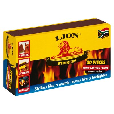 Lion Strikers Firelighters 20 Pack | PnP