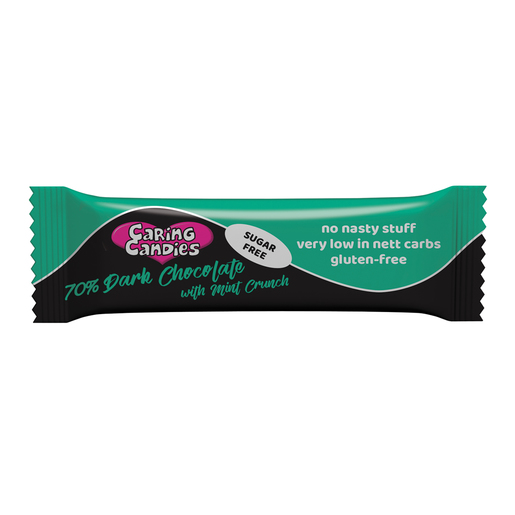 Caring Candies Sugar Free Choc Dark Mint 50g | PnP