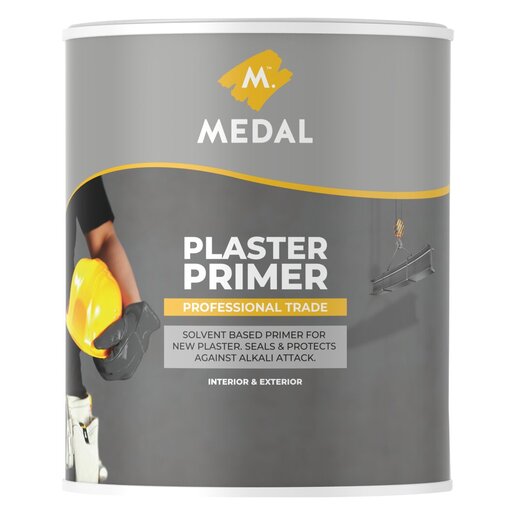 Medal Professional Trade Solvent Based Plaster Primer Paint 1L | PnP