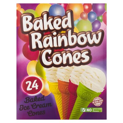 Honeyfields Rainbow Cones 24 Pack | PnP