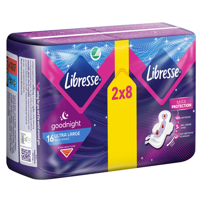 Libresse Night Ultra Pads 16 Pack | PnP