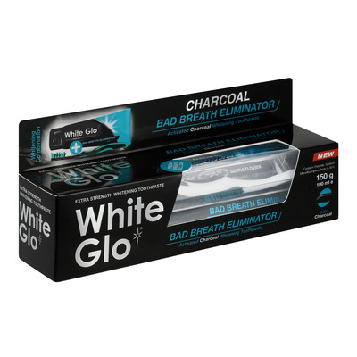 White Glo Charcoal Bad Breath Toothpaste 100ml | PnP