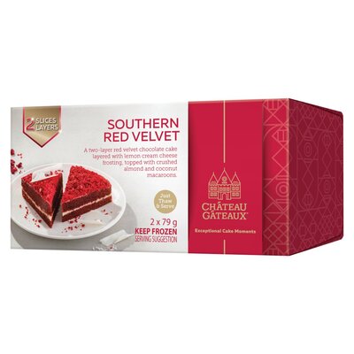 Chateau Gateaux Southern Red Velvet Cake Slices 2 x 158g | Smart Price ...