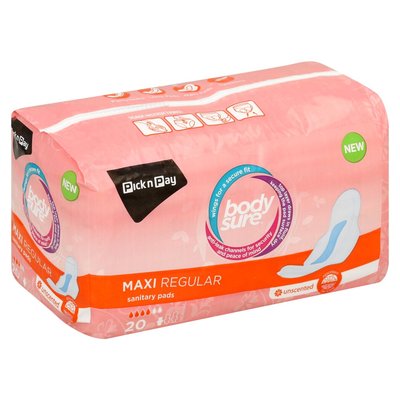 PnP Bodysure Maxi Regular Pads 20ea x 120 | PnP