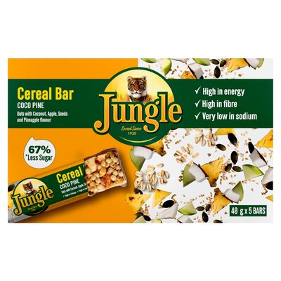 Jungle Cereal Bar Coco Pine 5 x 40g | Smart Price Specials | PnP Home