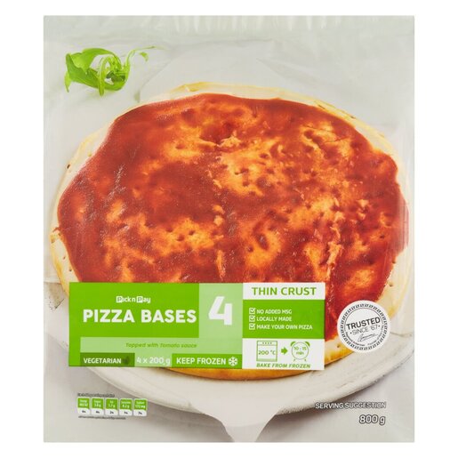PnP Pizza Bases 4 Pack | PnP