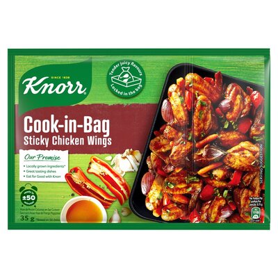 Knorr Sticky Chicken Wings Cook In Bag 35g | PnP