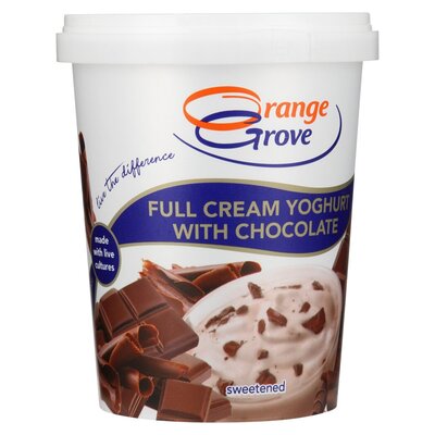 Orange Grove Full Cream Chocolate Yoghurt 500ml | PnP