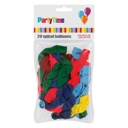 Party Time Long & Spiral Balloons 20 Pac | Smart Price Specials | PnP Home
