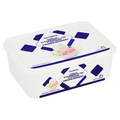 No Name Vanilla, Strawberry & Lime Flavoured Frozen Dessert 2L | PnP