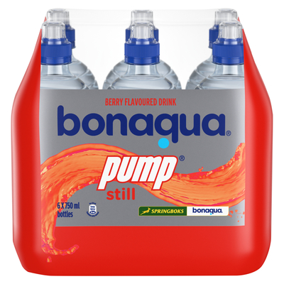 Bonaqua Pump Berry Flavoured Still Water 750ml x 6 | Smart Price ...