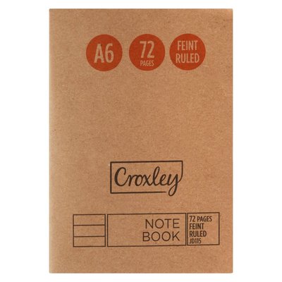 Croxley A4 192 Page Counter Book Quad & Margin | PnP