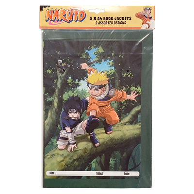 Creative Naruto A4 Book Jackets 5 Pack | Smart Price Specials | PnP Home