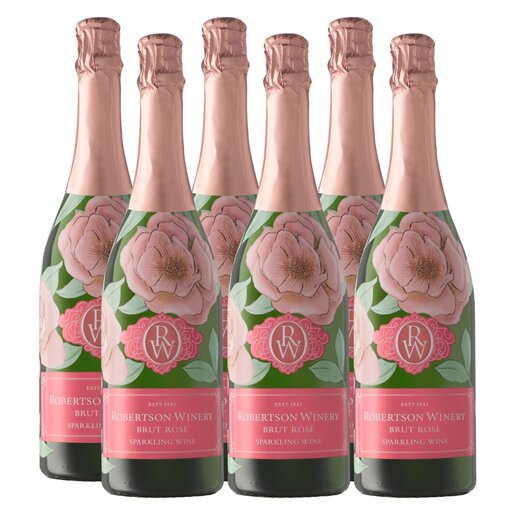 Robertson Sparkling Brut Rose 750ml x 6 | PnP