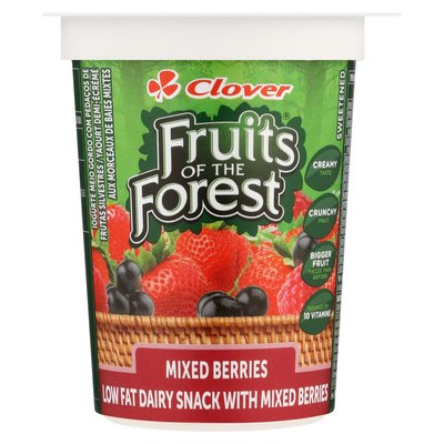 Clover Fruits of the Forest Mixed Berry Yoghurt 175g | PnP