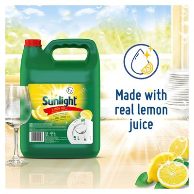 Sunlight Regular Degreasing Dishwashing Liquid Detergent 5L | Smart ...