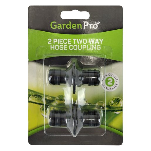 Garden Pro 2 Way Coupling 2 Pack | PnP