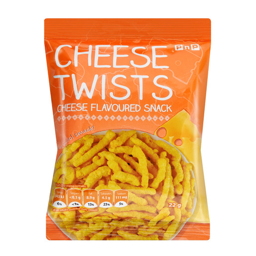 PnP Cheese Twists 22g x 2800 | PnP