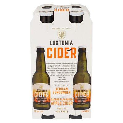 Loxtonia Cider Sundowner Apple 4 x 340ml | PnP