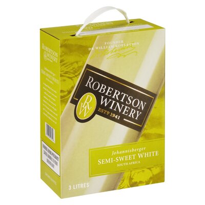 Robertson Winery Johannisberger Semi-Sweet White 3L | PnP