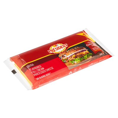 President Gouda Full Cream Processed Cheese Slices 380g | PnP