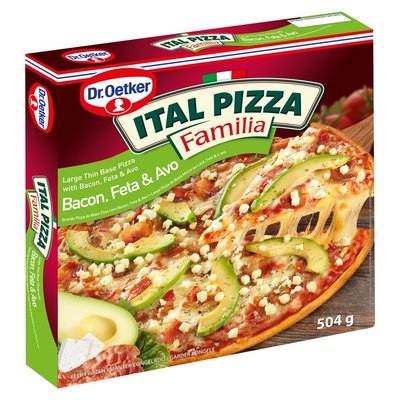 Dr Oetker Ital Pizza Classic Familia Bacon, Feta & Avocado Pizza 504g | PnP