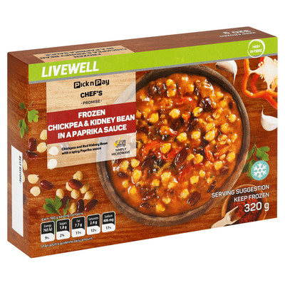 PnP Frozen Chickpeas & Kidney Bean in a Paprika Sauce 320g | PnP