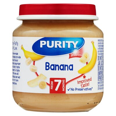 Purity Jar Bananas 125ml from 7 Months | PnP