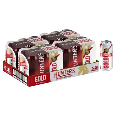 Hunters Gold Cider Can 6 x 440ml | PnP