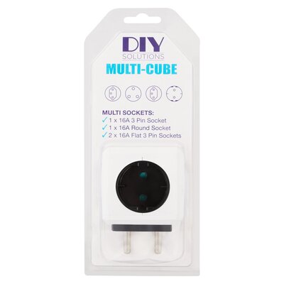 DIY Adaptor Cube Plug Black | Smart Price Specials | PnP Home